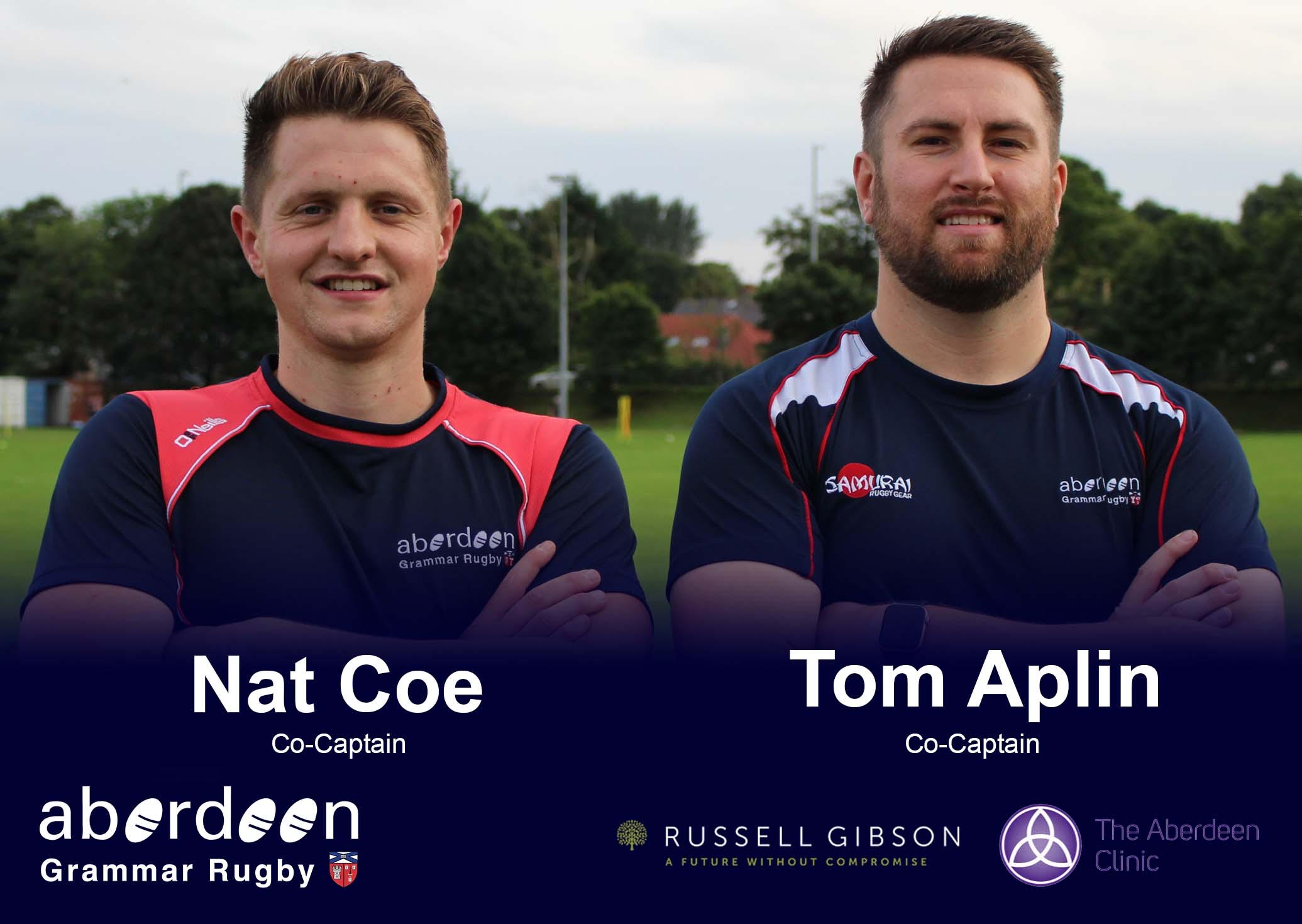 New 1st XV Co-Captains - Aberdeen Grammar Rugby