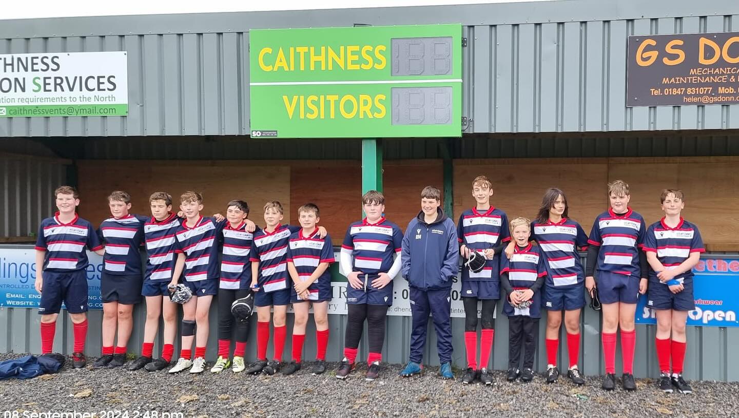 U14s in Caithness - Aberdeen Grammar Rugby