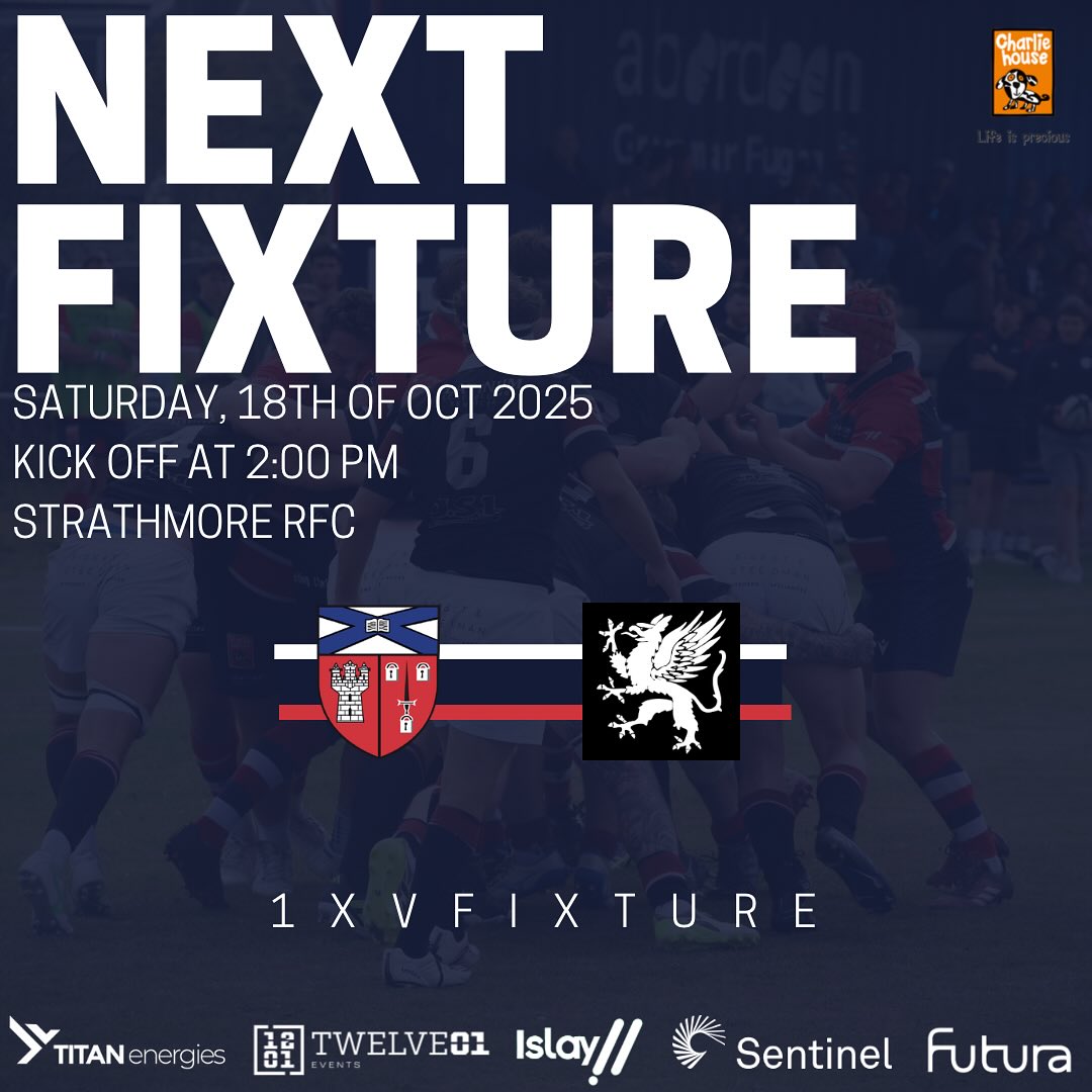 Strathmore RFC v Aberdeen Grammar Rugby - 18/10/25 - Aberdeen Grammar Rugby